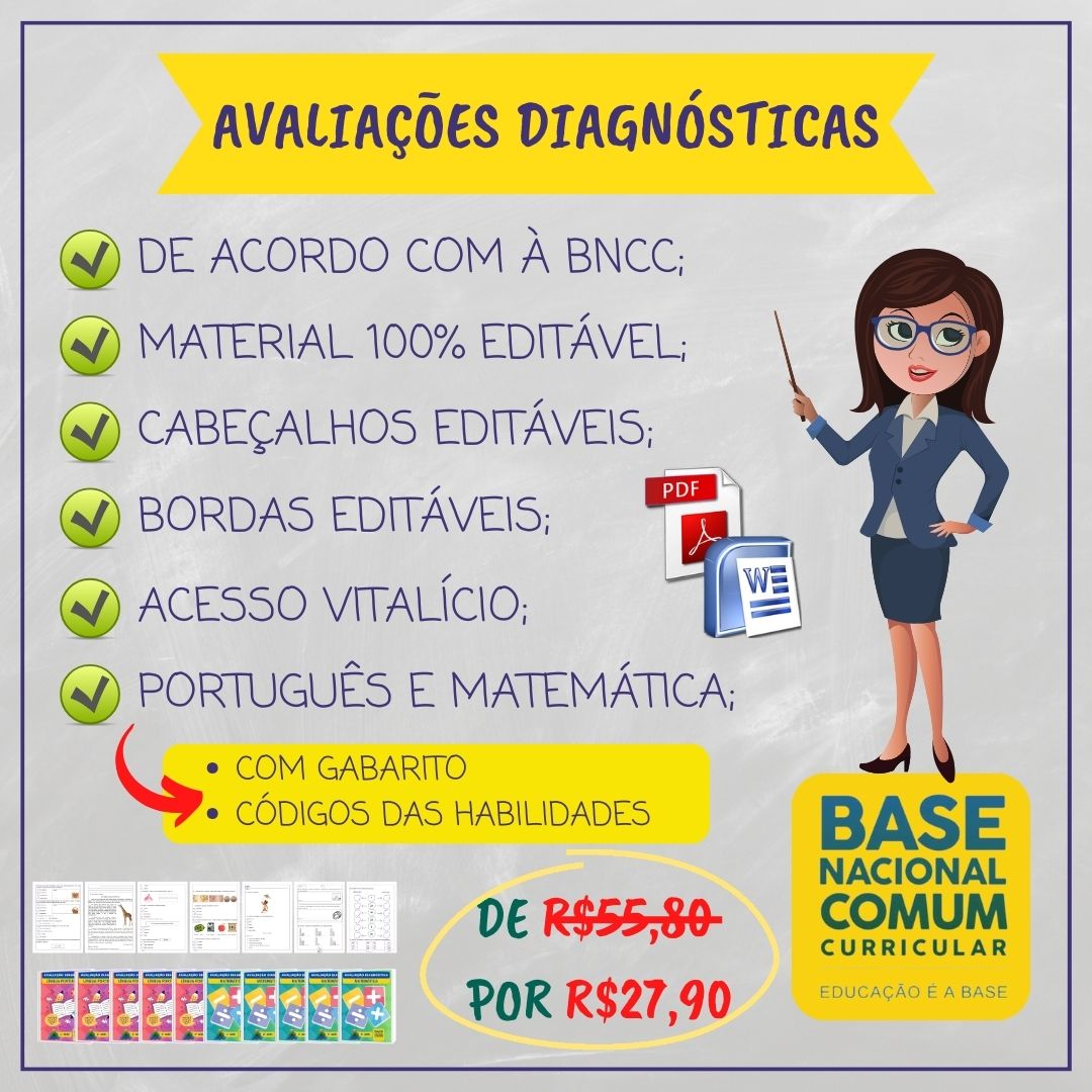 Avaliação Diagnóstica (1º ao 5º ano) - Ensino Fundamental 1